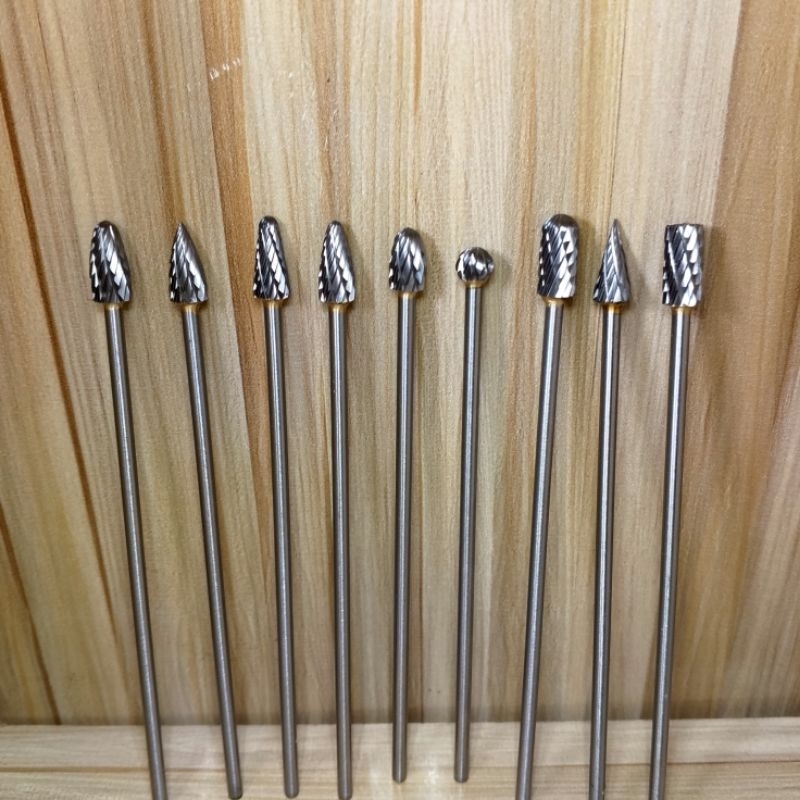 Jual mata bor tuner 3×6 carbide cuner porting gagang 3mm kepala 6mm ...