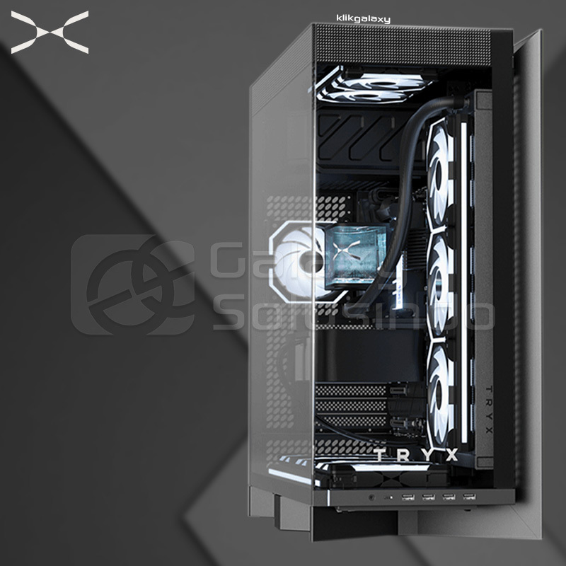 Jual TRYX LUCA L70 Tempered Glass Mid Tower E-ATX Gaming Case | Shopee ...