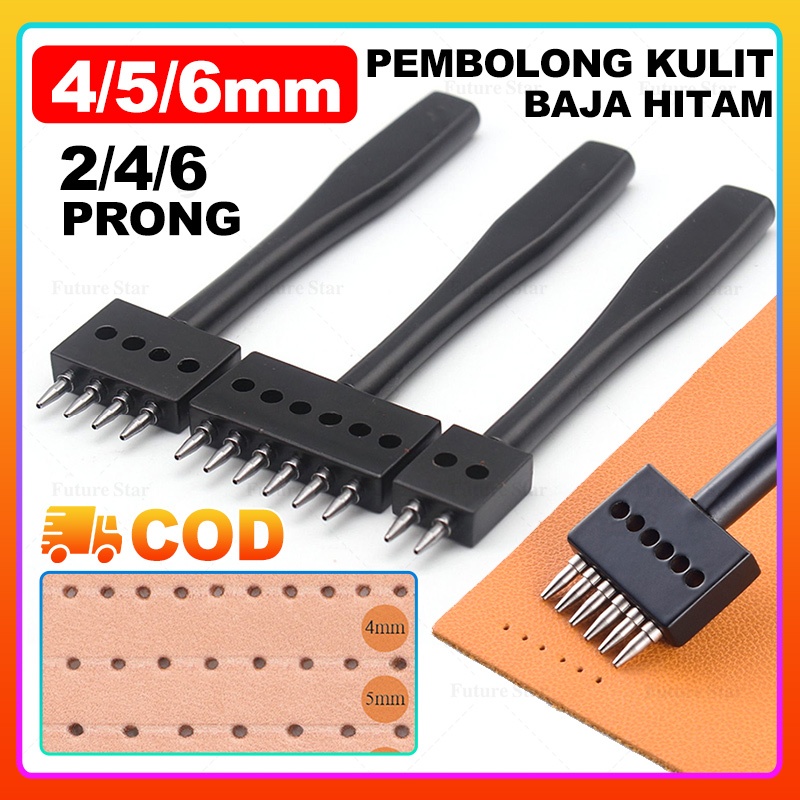 Jual Alat Pembolong Kulit Metal 3 in 1 Pelubang Kulit Plong Kulit ...