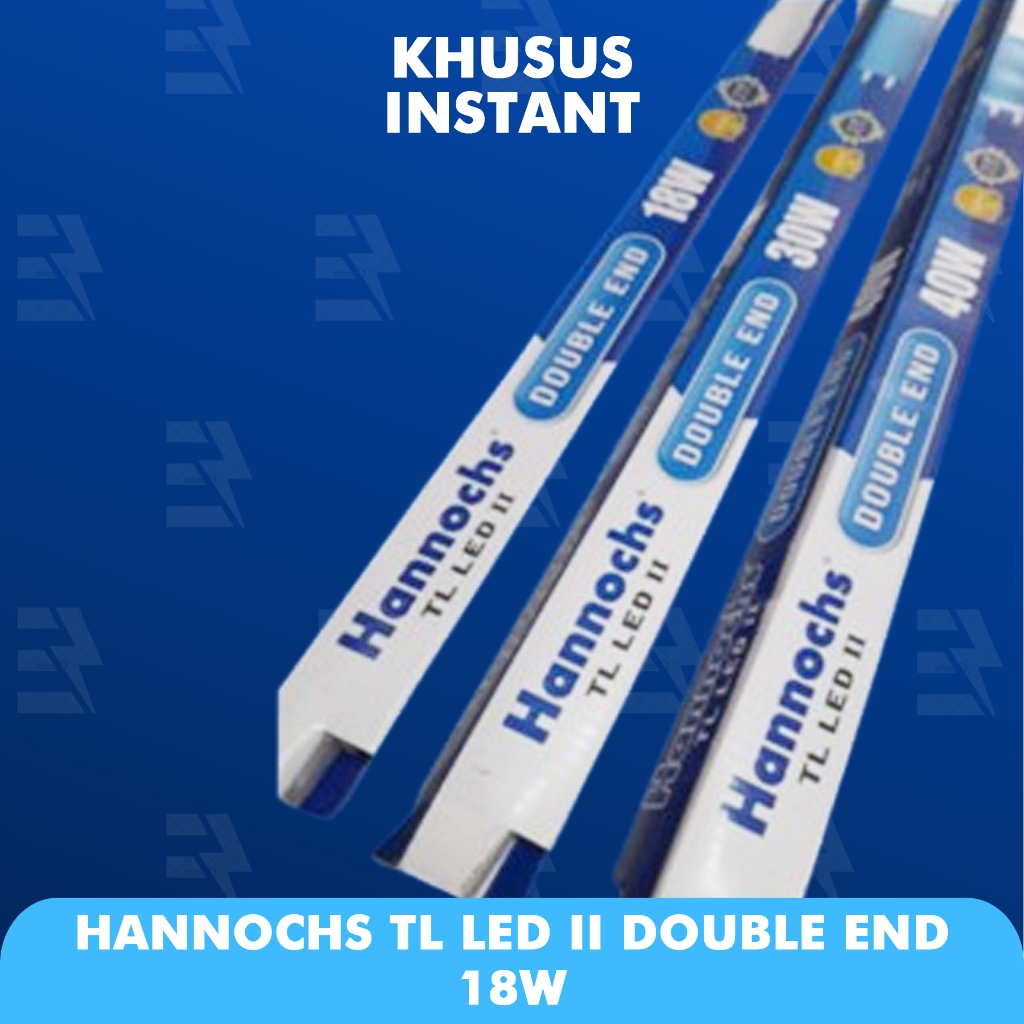 Jual (KHUSUS INSTANT) LAMPU TL LED / NEON LED / T8 HANNOCHS DOUBLE END ...