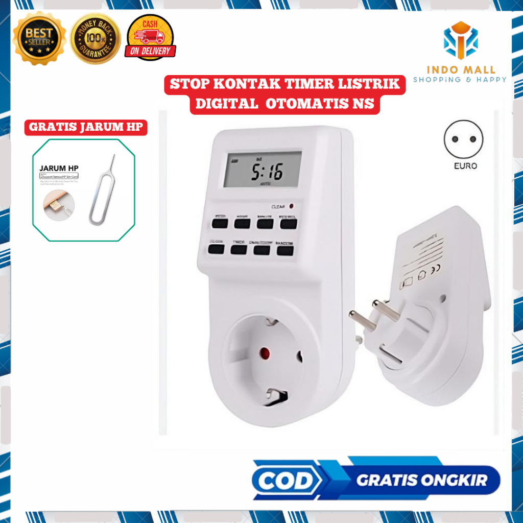Jual Stop Kontak Timer Listrik Digital stopkontak otomatis | Shopee ...