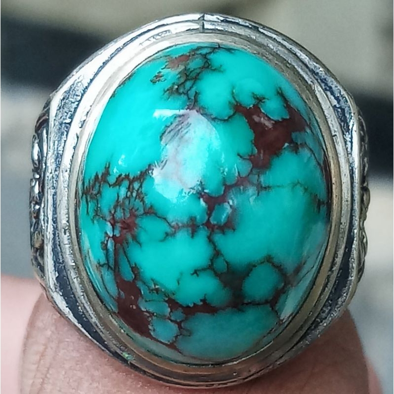 Jual Batu Pirus Mesir Hijau Tosca Super Jenong Mumbul Natural 100% Asli ...