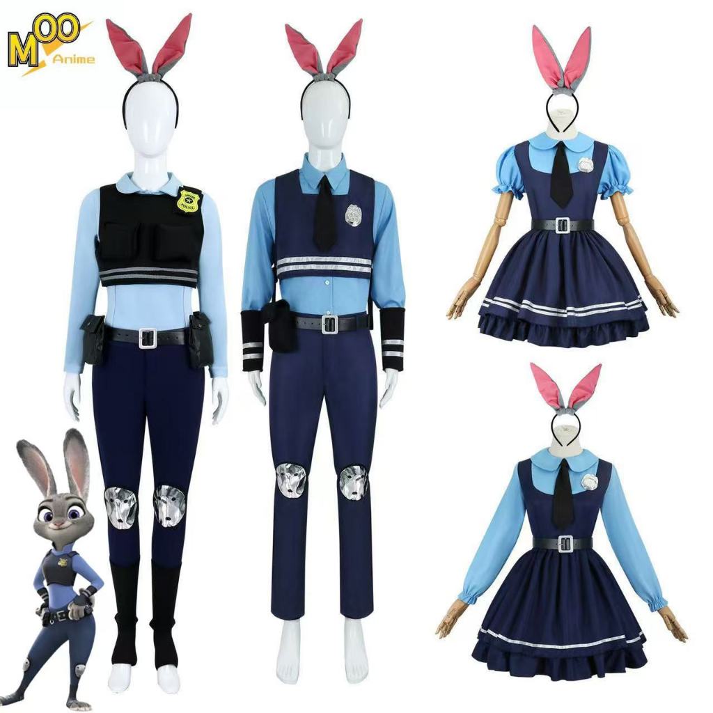 Jual Zootopia cosplay csotume Judy Hopps Judy cosplay costume Judy ...