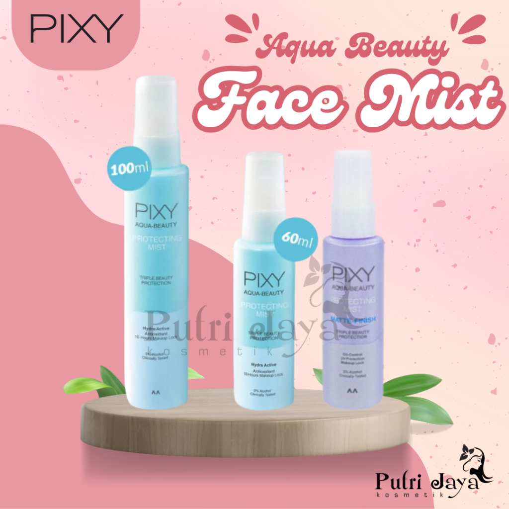 Jual PIXY Aqua Beauty Protecting Mist | Matte Finish | 60ml / 100ml ...