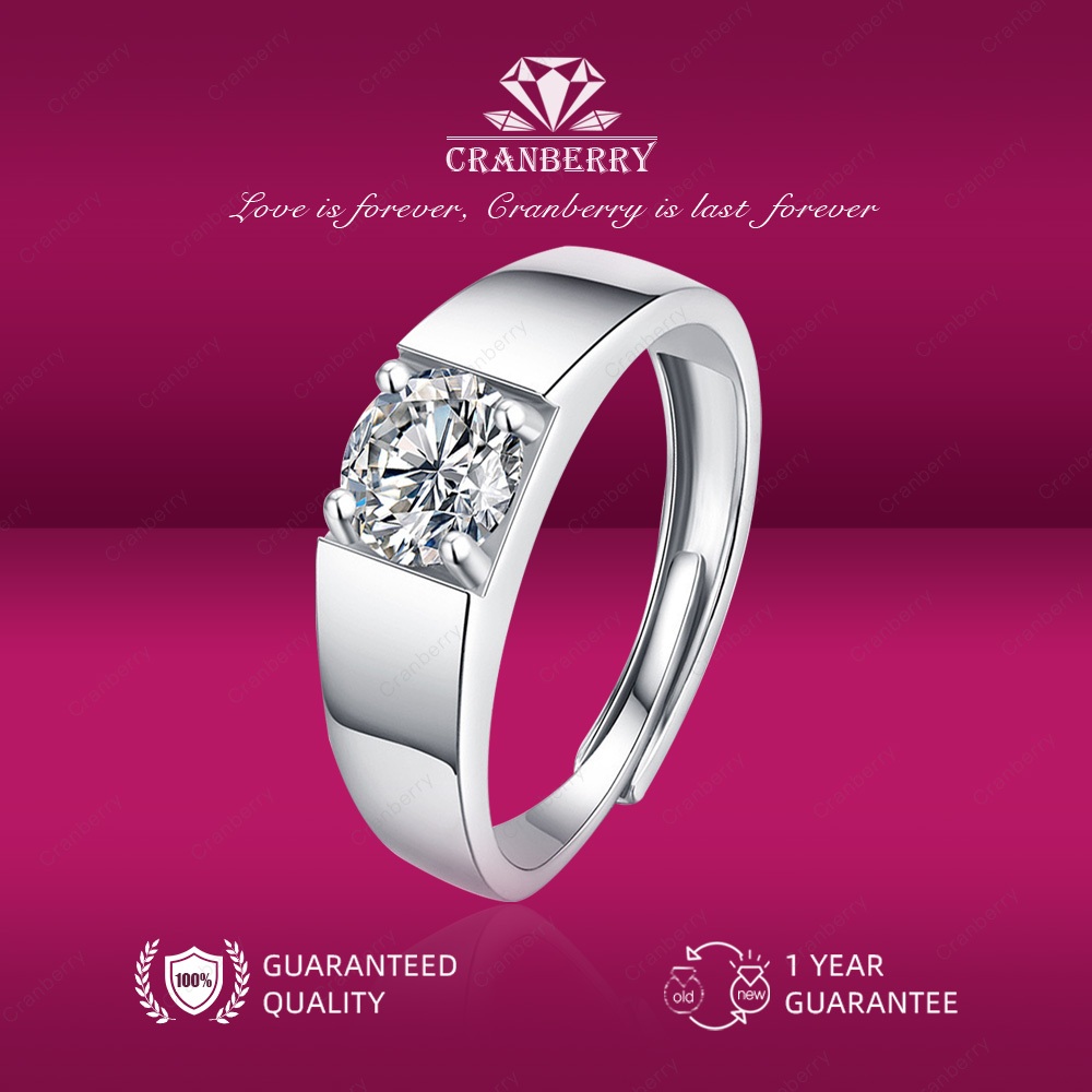 Jual Cincin Cowok Permata Perhiasan Wedding Tunangan Cincin Couple ...