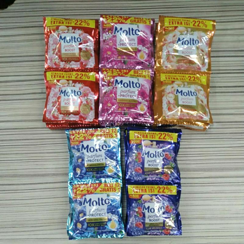 Jual Molto All Varian Kemasan Renteng 11 ml & 10 ml isi 12 pcs | Shopee ...