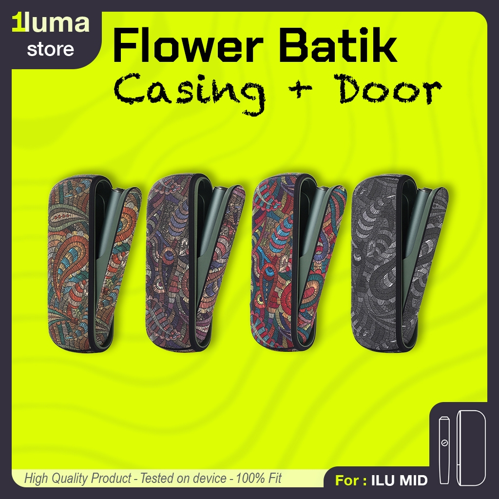 Jual Casing + Door Case Flower Batik Pattern compatible with ILU MID ...
