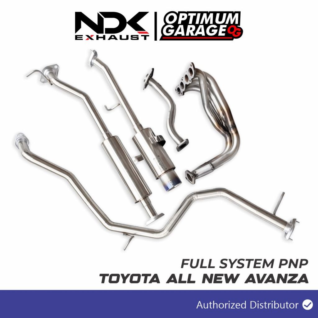 Jual FULL SISTEM PNP KNALPOT MOBIL NDK EXHAUST MUFFLER DK-03V4 BOLTON ...