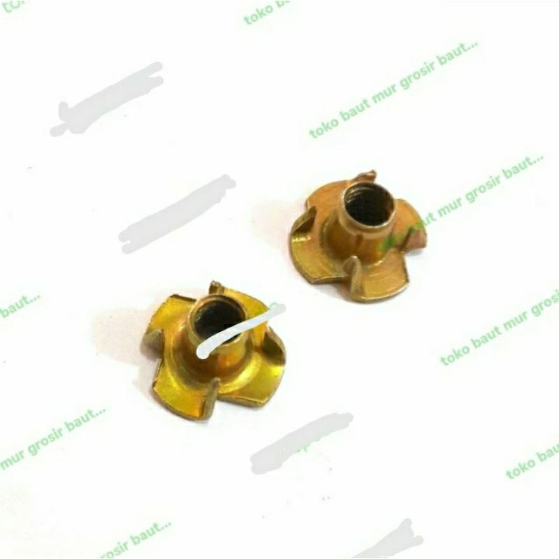 Jual Mur cakar m6 / Tee nuts insert / Speaker | Shopee Indonesia
