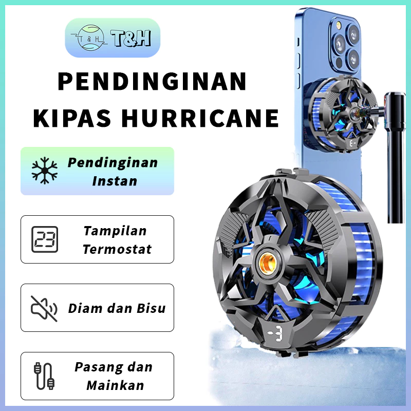 Jual Cooling Fan Cooler HP Fancooler Pendingin HP Untuk Game Tanpa ...