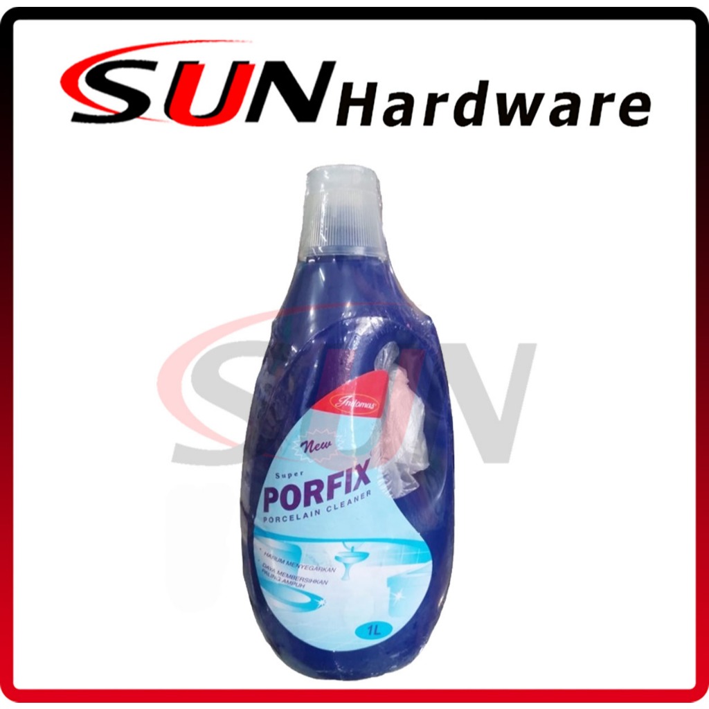 Jual Porfix 1 Liter Pembersih Lantai keramik Porcelain Porstek Kerak ...