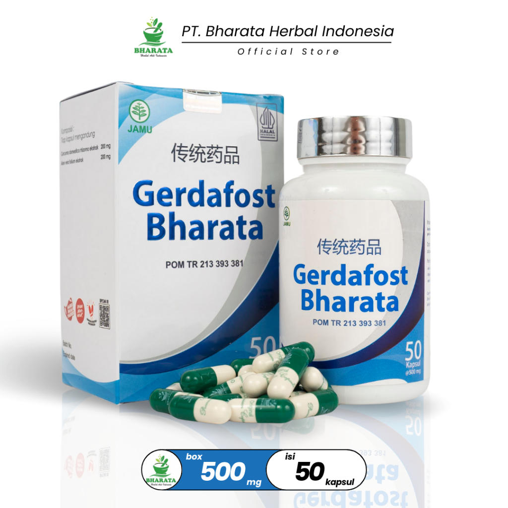 Jual Gerdafost Bharata Obat Gerd Maag Akut Kronis, Radang Usus, Usus ...
