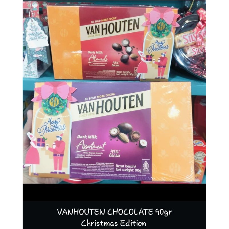 Jual vanhouten chocolate edisi christmas | Shopee Indonesia
