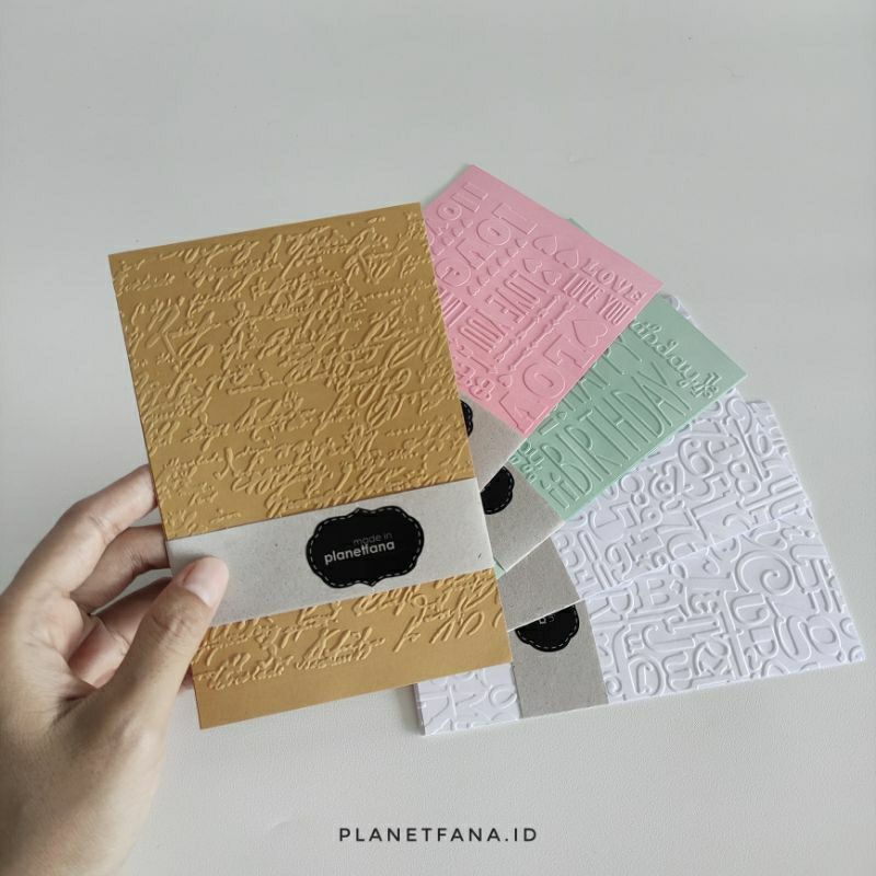 Jual planetfana • Kertas emboss motif tulisan | Shopee Indonesia