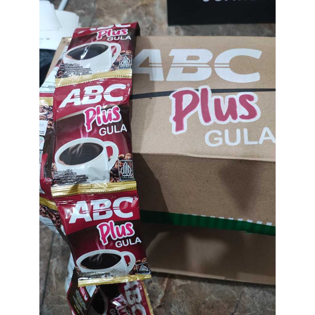 Jual Kopi ABC Plus Gula 18 gr 1 renteng isi 10 sachet | Shopee Indonesia