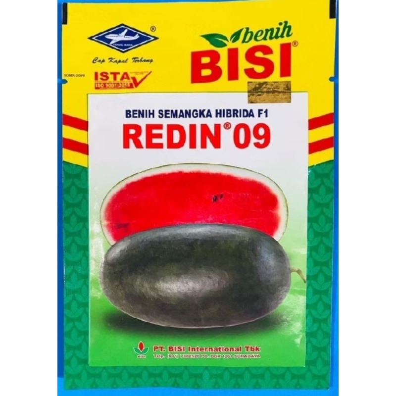Jual Benih Semangka Hibrida F1 REDIN 09 Cap Kapal Terbang 20gram ...