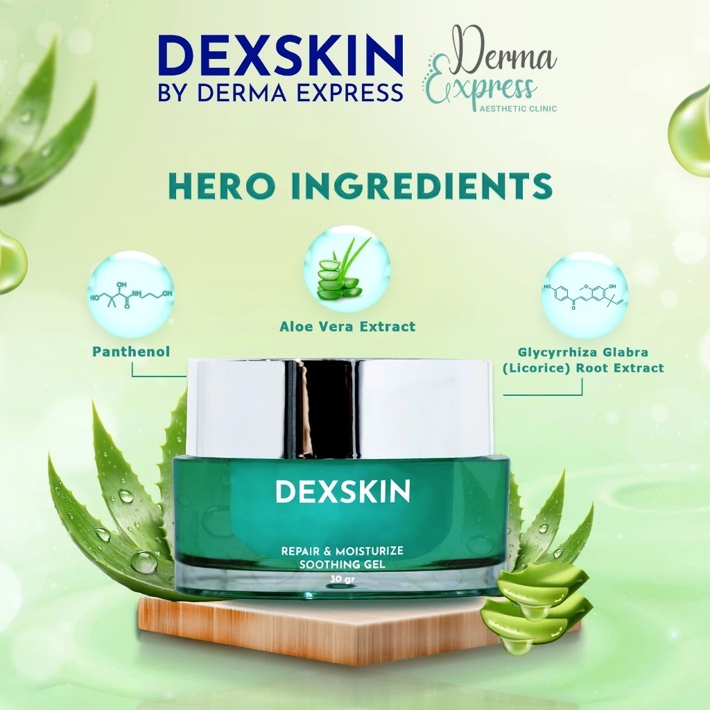 Jual DEXSKIN Repair & Moisturize Soothing Gel (30gr) | Shopee Indonesia