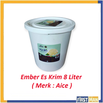 Jual Ember Bulat Bekas ICE CREAM 8 Liter / Dutch Bucket Hidroponik ...