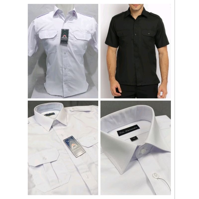 Jual Kemeja Pilot Exclusive Putih & Hitam PDH Pangkat Salice Paolo ...