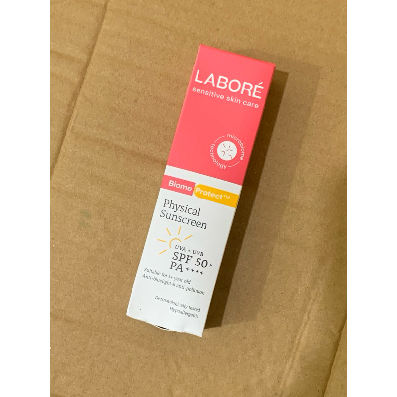 Jual Labore Physical Sunscreen SPF 50 PA++++ Full Size 30ml | Shopee ...