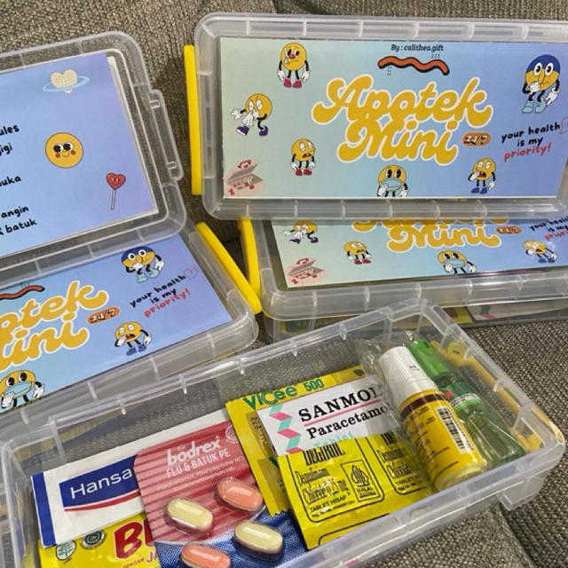 Jual Apotek Mini Emergency Box (gift ideas) | Shopee Indonesia