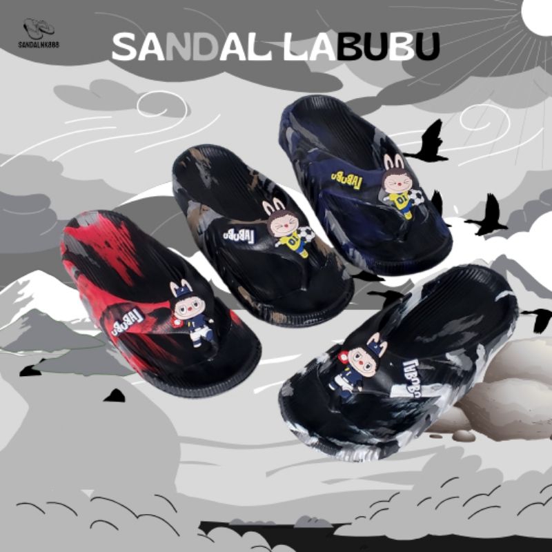 Jual sandal labubu cowok sandal anak labubu | Shopee Indonesia
