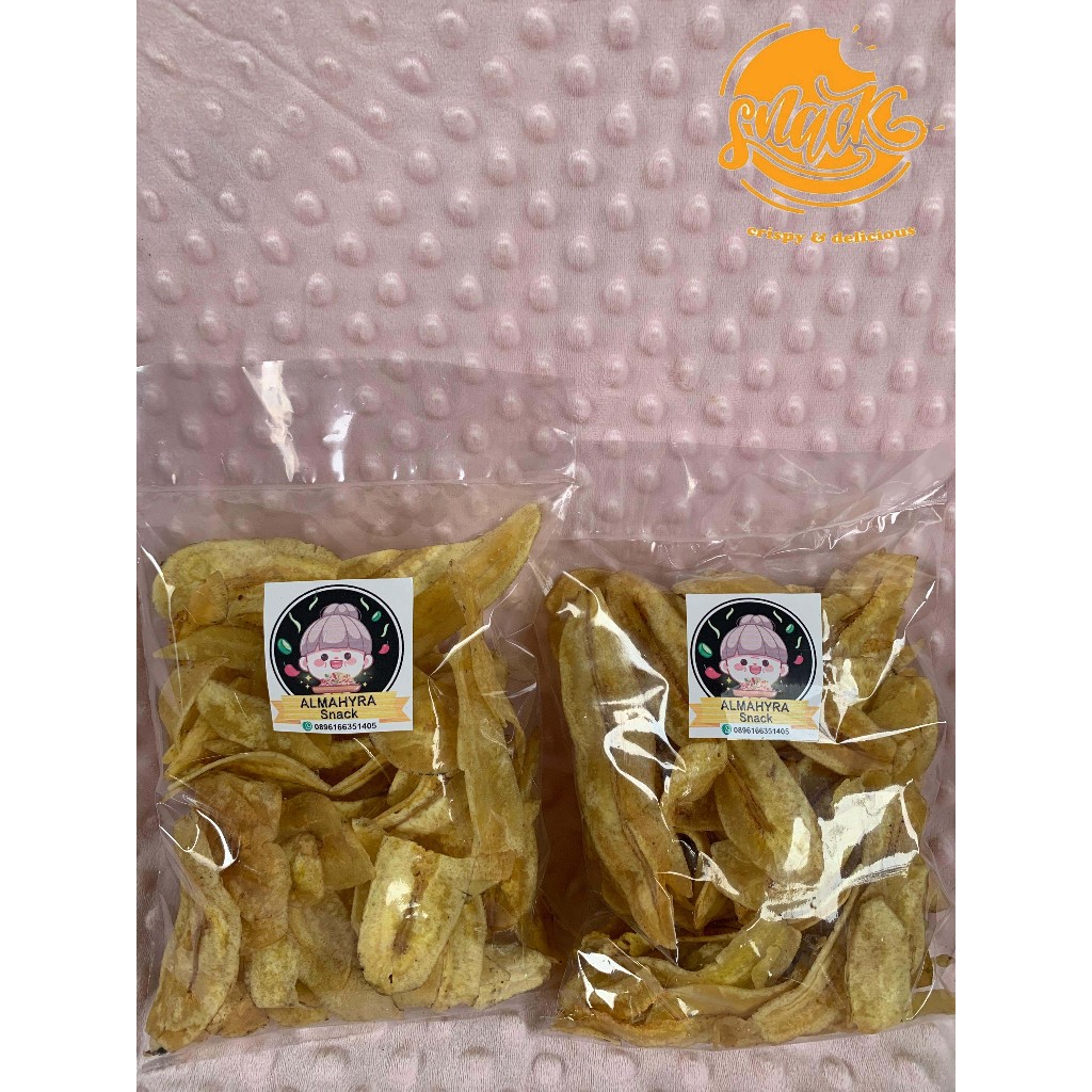 Jual KERIPIK PISANG RAJA NANGKA 250gram | camilan kripik pisang gurih ...