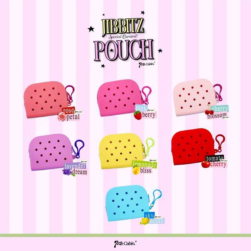 Jual [Ready Stock] Jibbitz Pouch Coin Pouch Wallet Rubber | Shopee ...