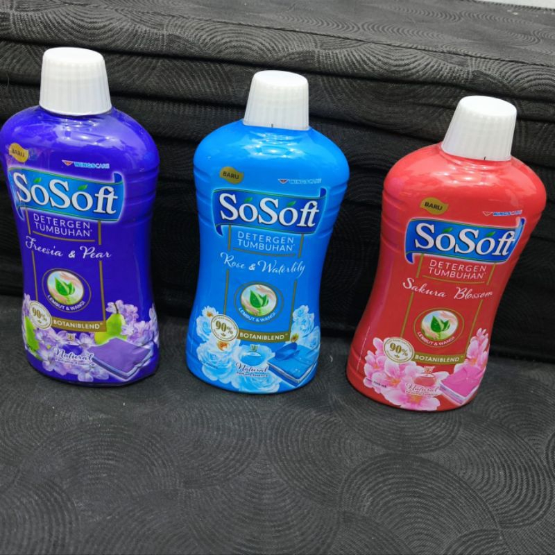 Jual SO SOFT DETERJEN CAIR BOTOL 700ML SABUN CUCI PAKAIAN DETERGENT ...