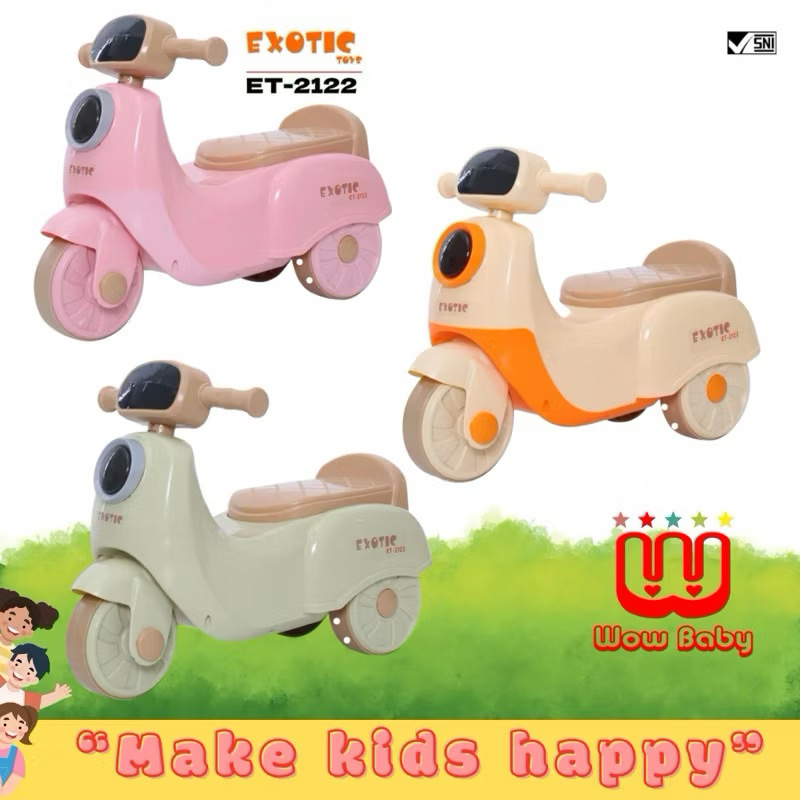 Jual MAINAN ANAK RIDE ON MODEL MOTOR MOTORAN EXOTIC ET-2122 ET2135 ...