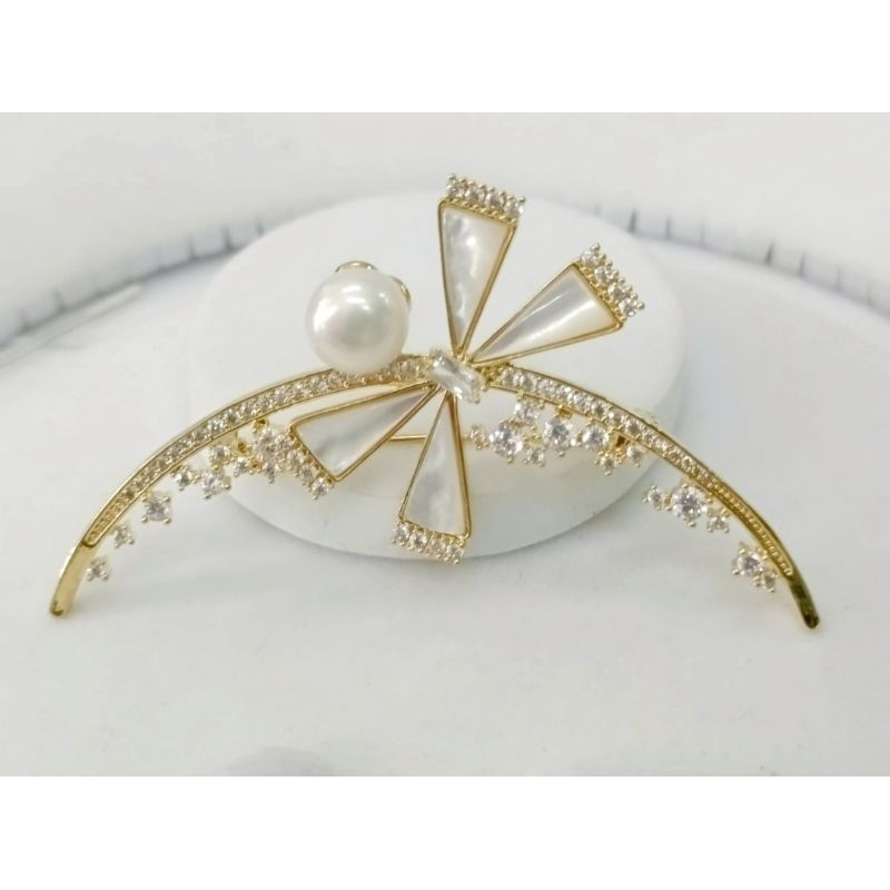 Jual Bros Rhodium lapis emas 18k Mutiara Air Tawar Asli Lombok ...