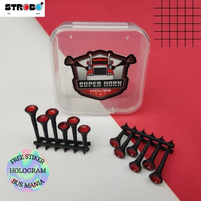 Jual Corong Miniatur Basuri Pakistan Merah Skala 1:20 Skala 1:30 ...