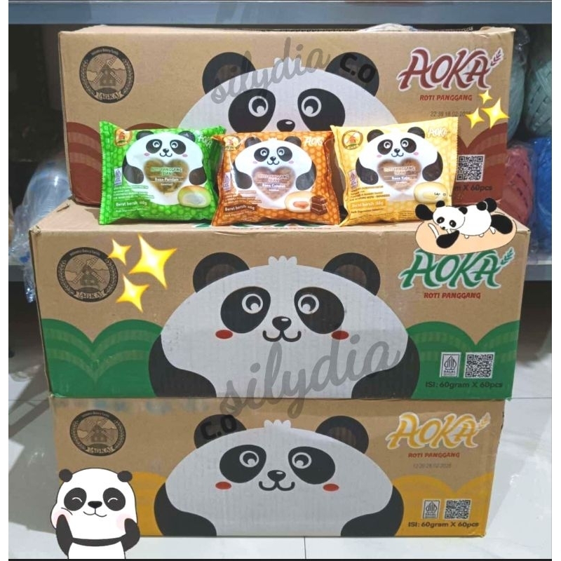 Jual NEW 3 VARIAN ROTI AOKA PANGGANG | Shopee Indonesia