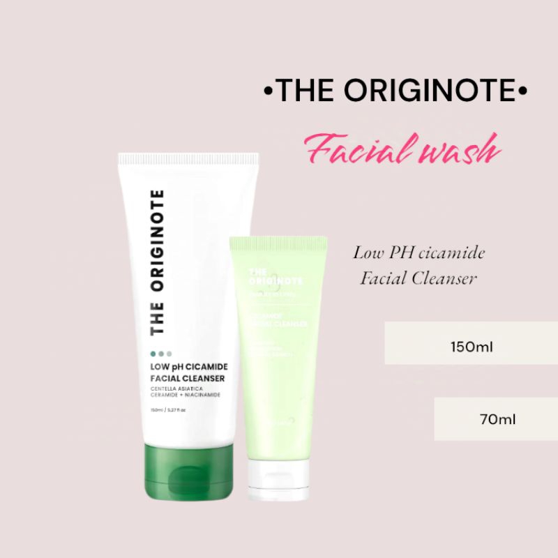 Jual The Originote Low pH Cicamide Facial Cleanser Sabun Cuci wajah ...