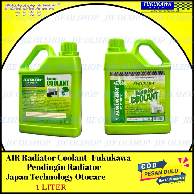 Jual FUKUKAWA Air Radiator Coolant Cairan Pendingin Mesin 1 Liter ...
