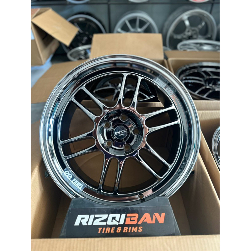 Jual velg enkei rpf r18 black chrome pcd 5x114 lebar 8,5 et35 kondisi baru | Shopee Indonesia