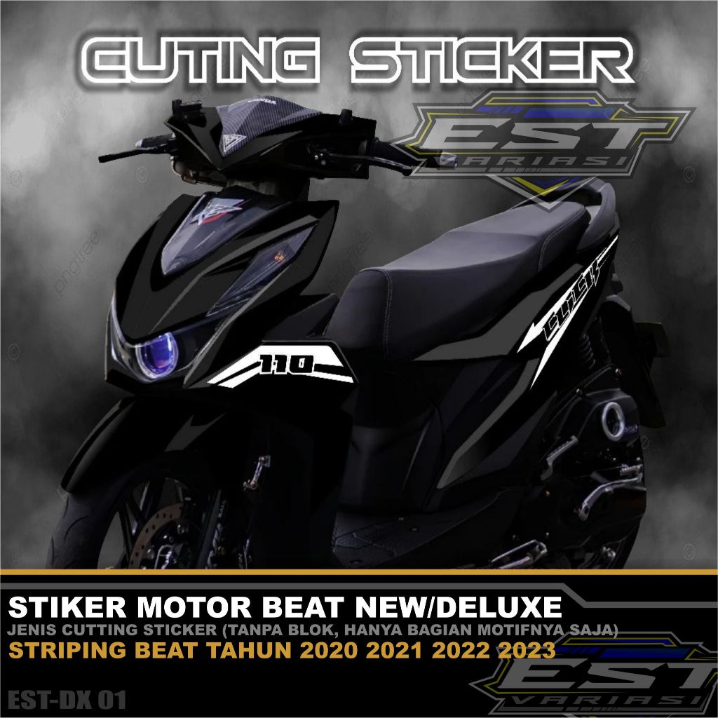 Jual STIKER HONDA BEAT DELUXE STRIPING VARIASI MOTOR BEAT DELUXE ...