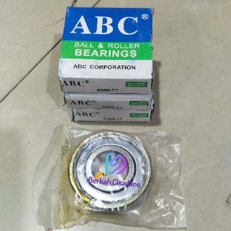 Jual BEARING 6306 ZZ ( TUTUP BESI ) MERK ABC | Shopee Indonesia