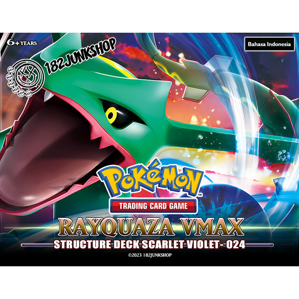 Jual Deck Pokemon TCG SV 024 - Rayquaza V Deck - Non ORI | Shopee Indonesia