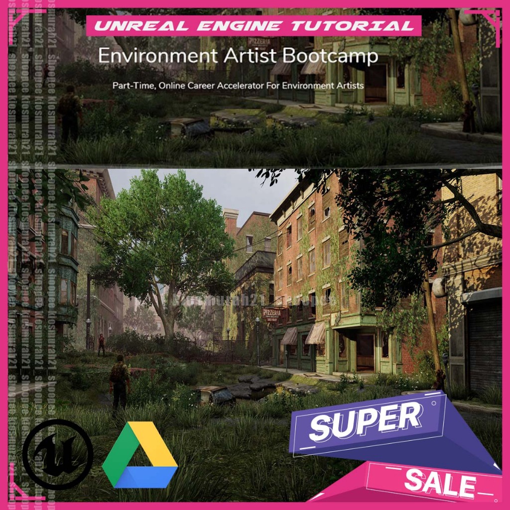 Jual Unreal Engine - Game Art Institute - Environment Artist Bootcamp Unreal Engine Pro Tutorial ...