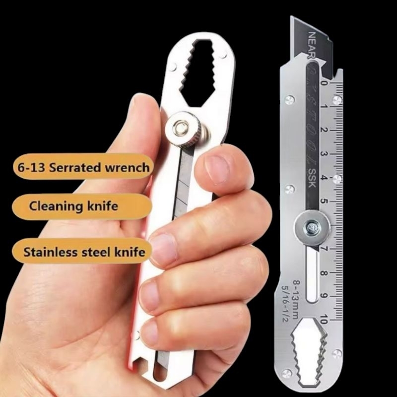 Jual Pisau Cutter Stainless Besi 9in1 harga 1 PCS | Shopee Indonesia