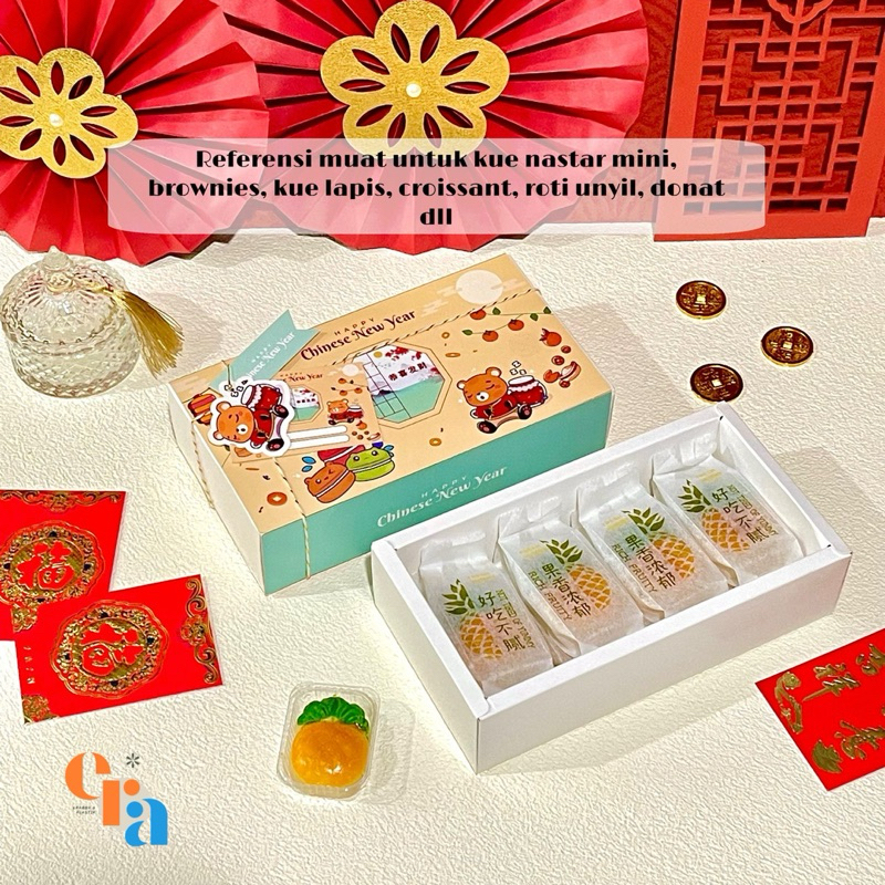 Jual Box Model Sliding Imlek | Dus Imlek 2 Toples 250 gr | Dus Kue ...