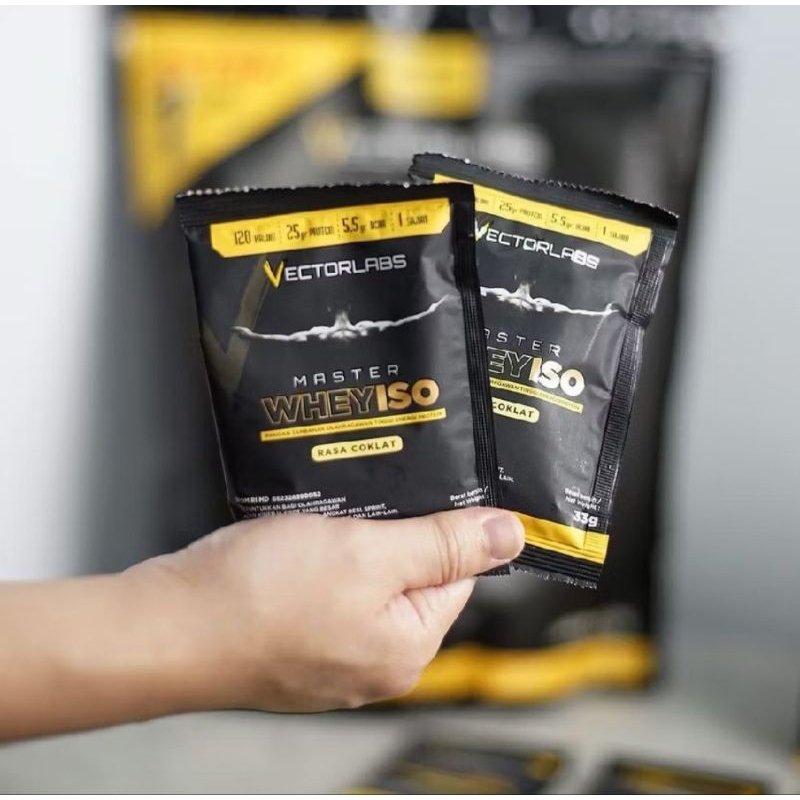 Jual Vectorlabs Master whey ISO sachet - Whey iso protein murni ...