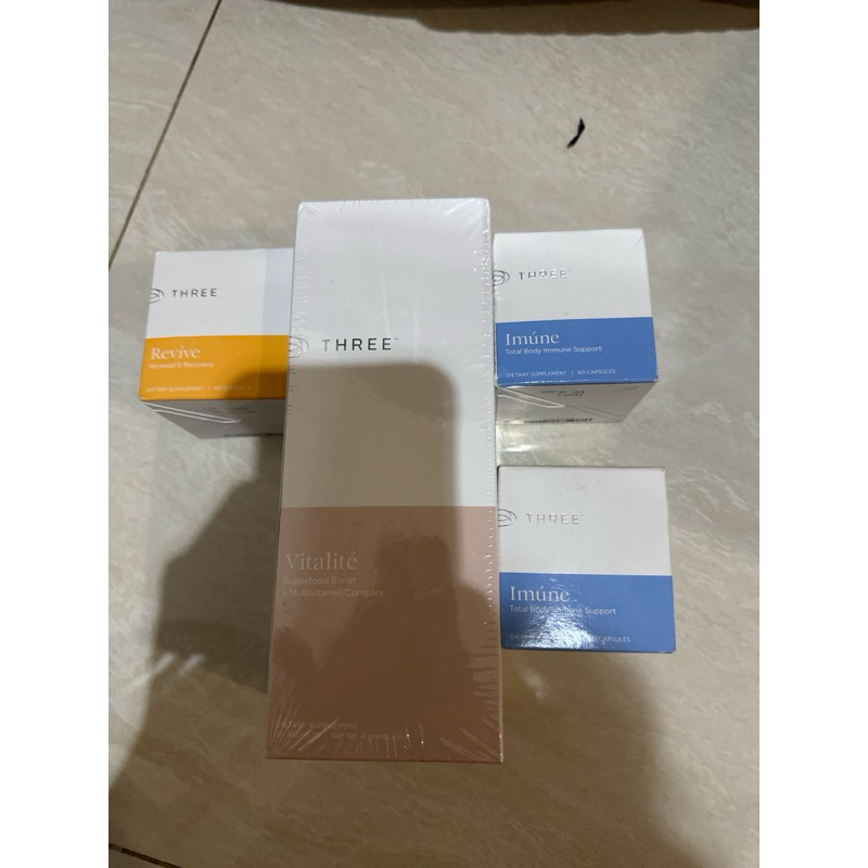 Jual THREE IMUNE 2 , REVIVE, VITALITE multivitamin suplemen take all 2. ...