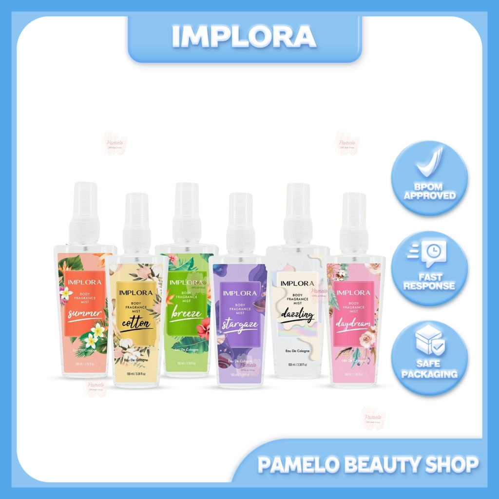 Jual ️ Pamelo ️ Implora Body Fragrance Mist | Shopee Indonesia