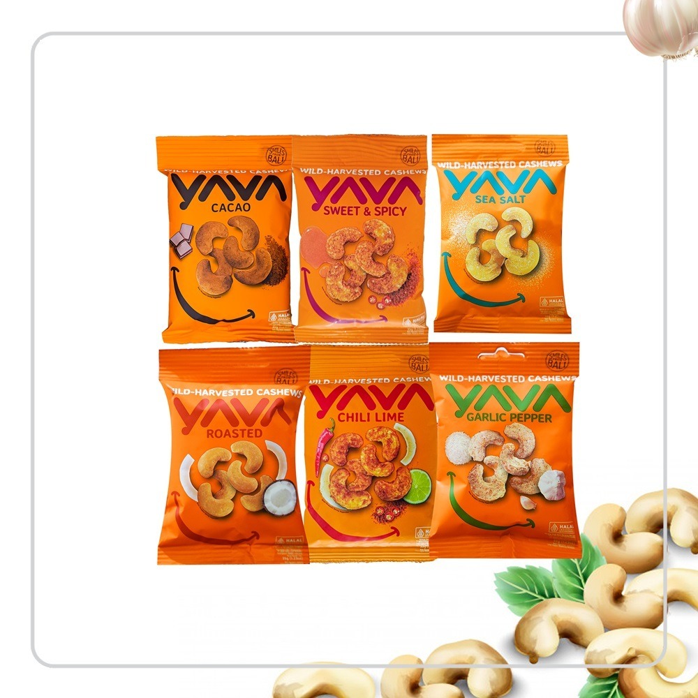 Jual Snack Camilan Makanan Ringan Yava Cashew Nut From East Bali 35 Gr ...