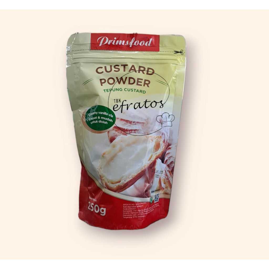 Jual TEPUNG CUSTARD POWDER PrimsFood Custard Powder 250g / VLA PREMIX ...