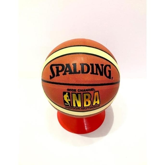Jual BOLA BASKET SPALDING NBA GOLD 01 LOGO SIZE 7 KULIT - NBA GOLD LIST ...