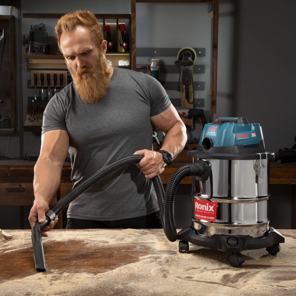 Jual Ronix Model 8641 Cordless DC Vacuum Cleaner 20V 20L | Shopee Indonesia