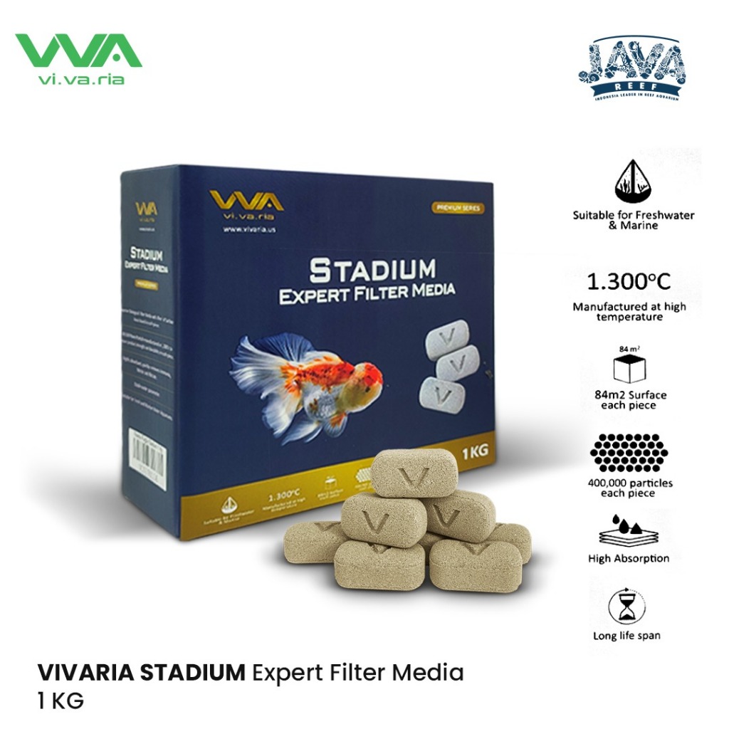 Jual VIVARIA STADIUM - 1 kg media bakteri aquarium | Shopee Indonesia